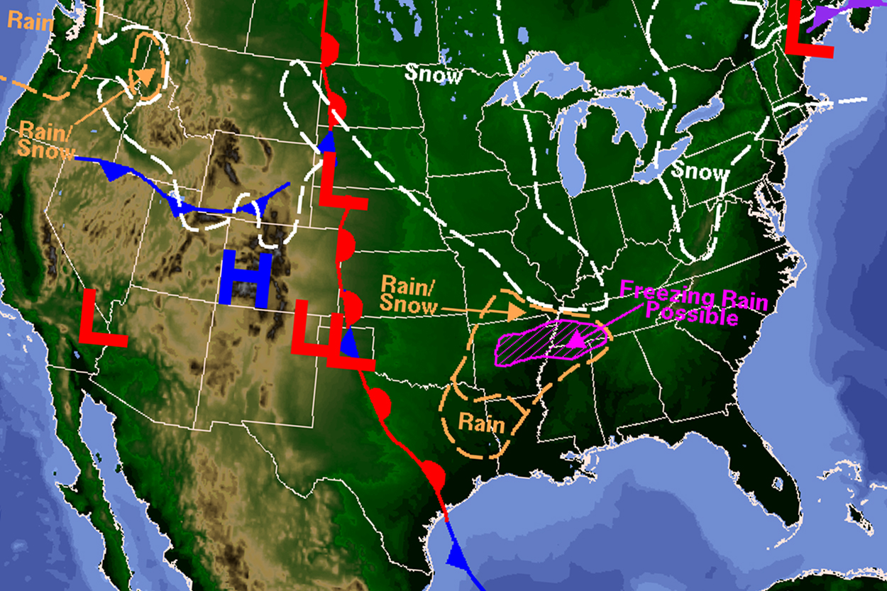 Weather Service Issues Freezing Rain Advisory For Texarkana Area ...