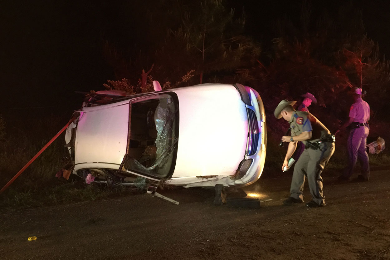 Man Flips Car Attempting to Elude Police | Texarkana Today