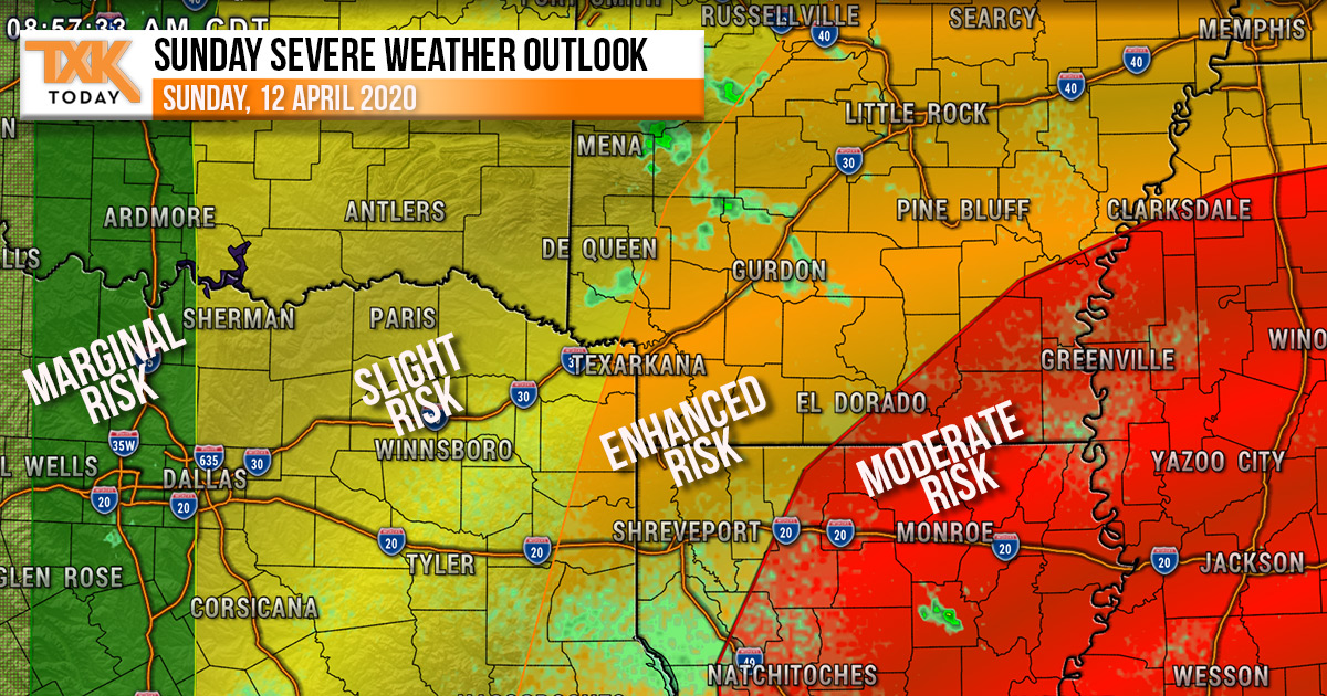 Sunday to Bring Chance of Severe Weather | Texarkana Today