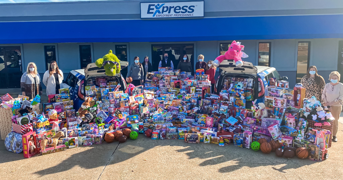 Express Employment Professionals Host 5th Annual Toy Drive | Texarkana ...