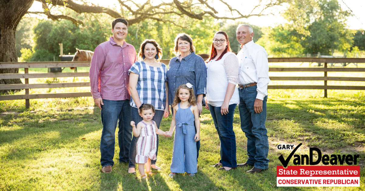 Re-Elect State Representative Gary VanDeaver Tuesday, March 1st ...