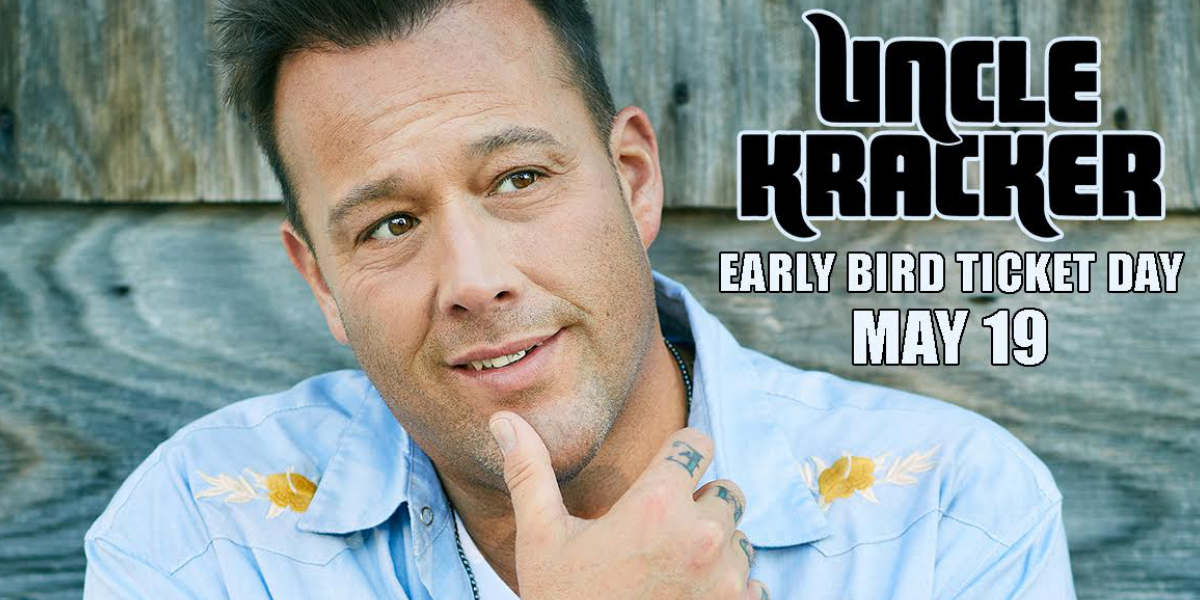 Uncle Kracker Early-Bird Discount Ticket Sale Thursday, May 19 ...