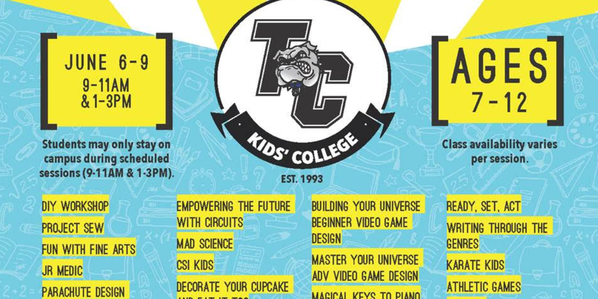 TC Kids College Begins NEXT WEEK. Sign-Up Today | Texarkana Today