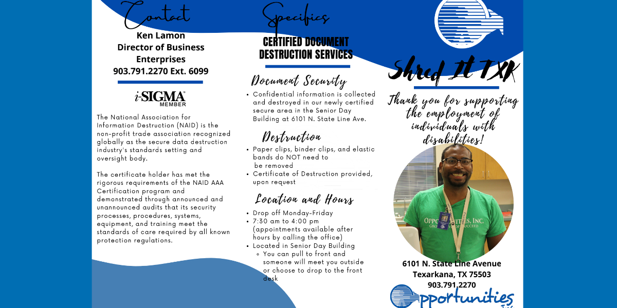 New shredding service creates meaningful job opportunities for people ...