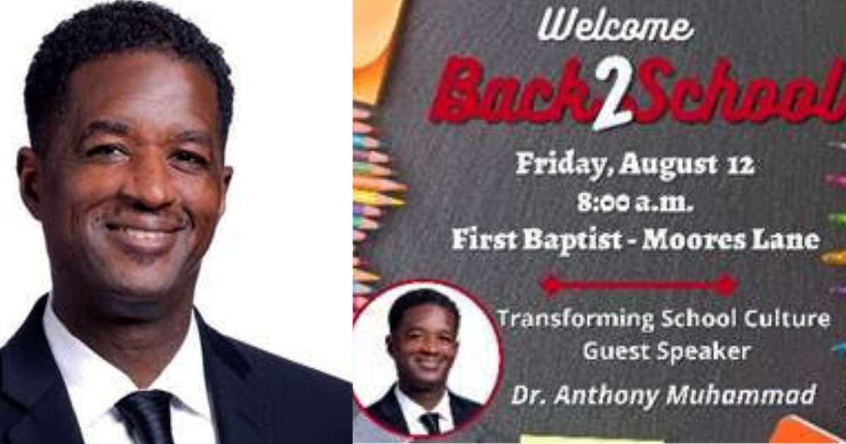 Dr. Anthony Muhammad to Keynote at TASD Staff Convocation | Texarkana Today