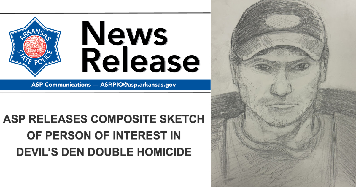 ASP Releases Composite Sketch of Person of Interest in Devil's Den ...