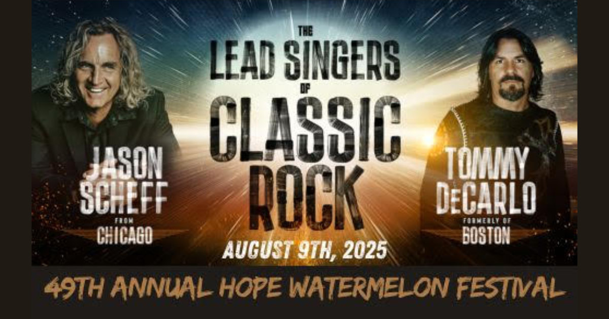 Classic Rock Legends Headline Hope Watermelon Festival: Jason Scheff ...