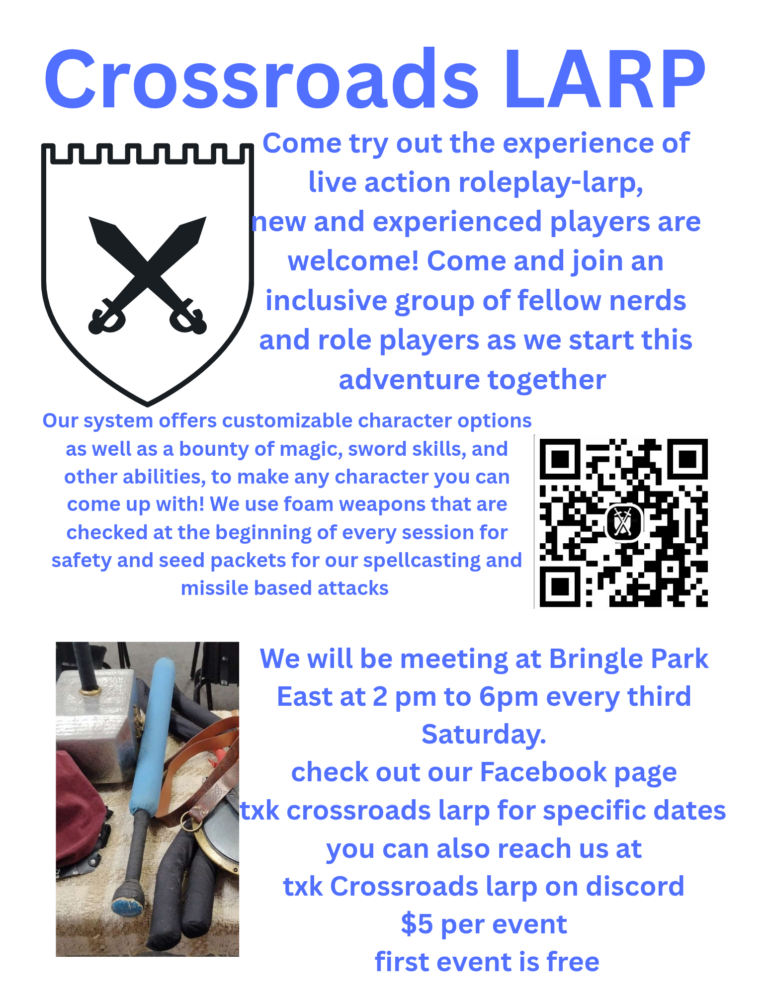 Txk Crossroads LARP | Texarkana Today